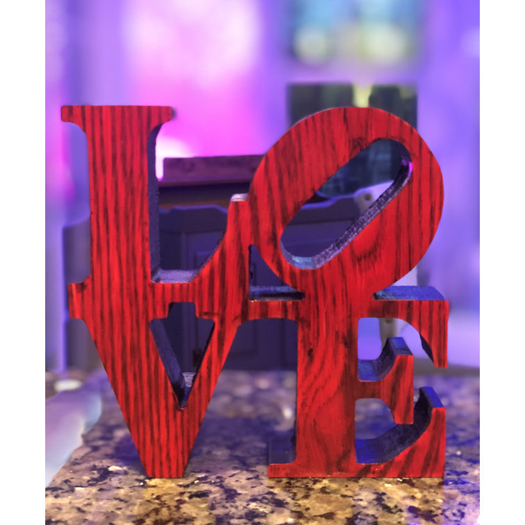 Red Barrel Studio® Philadelphia / Philly Love Park Logo Sign Carved ...