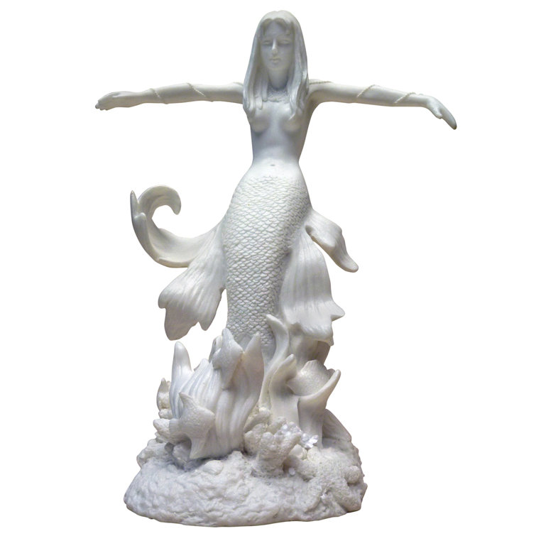 Design Toscano Ocean's Queen Mermaid Figurine & Reviews | Wayfair.co.uk