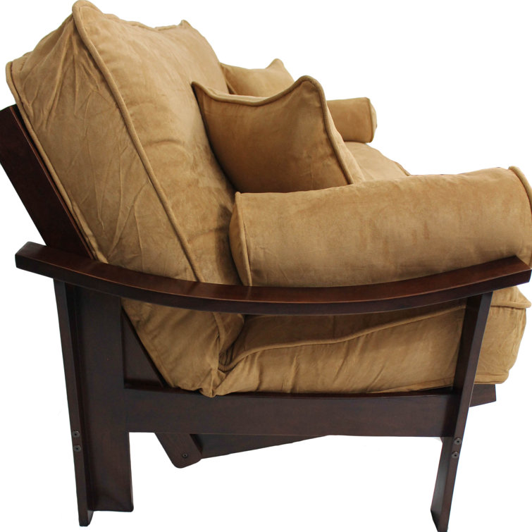 Red Barrel Studio® Double-Corded Box Cushion Futon Slipcover & Reviews ...