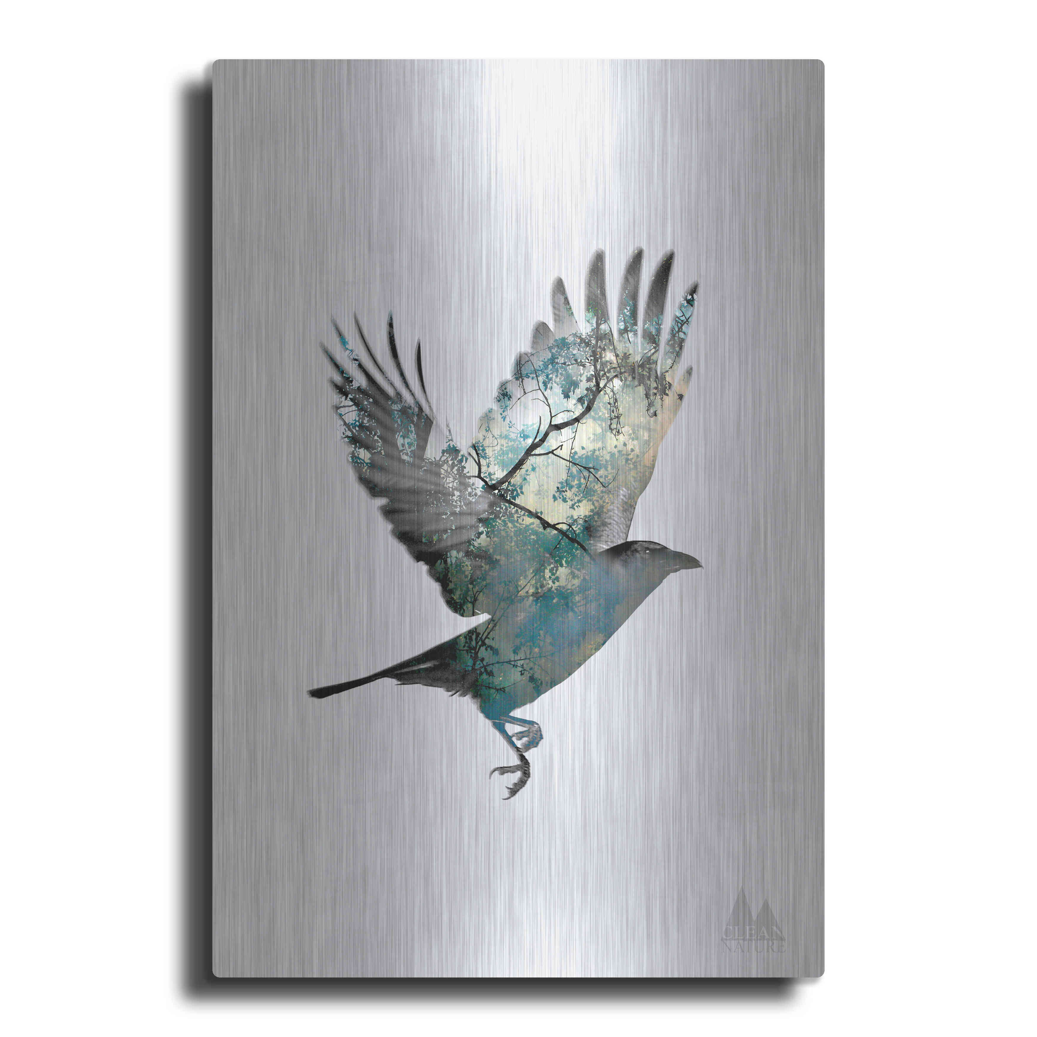 Red Barrel Studio® Luxe Metal Art 'Bird' By Clean Nature, Metal Wall ...