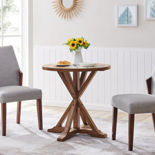 Round Pedestal Foyer Table | Wayfair