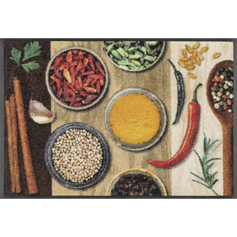 Wash+dry Hot Spices Kitchen Mat | Wayfair.co.uk