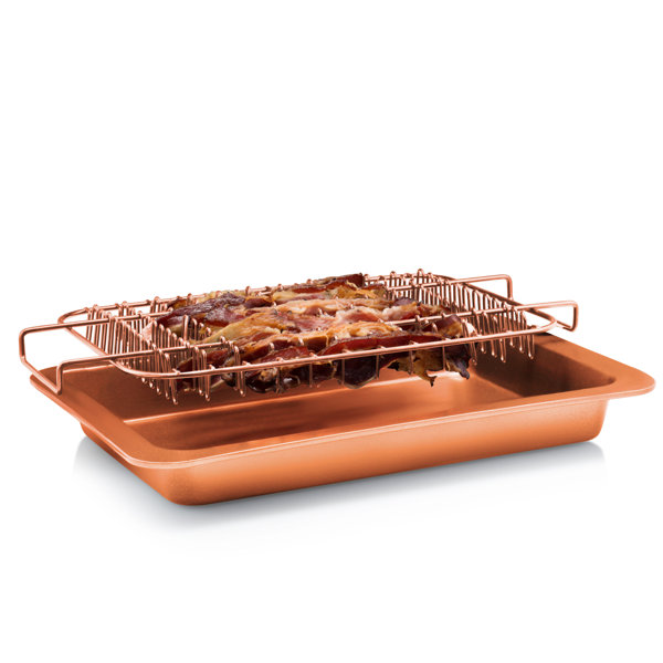 Gotham Steel Non-Stick 13" Bacon Bonanza Grill Pan & Reviews | Wayfair