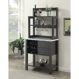 Wade Logan® Wes Bar with Wine Storage & Reviews