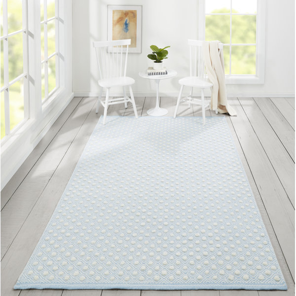Erin Gates by Momeni Langdon Handmade Flatweave Wool Blue Rug & Reviews ...