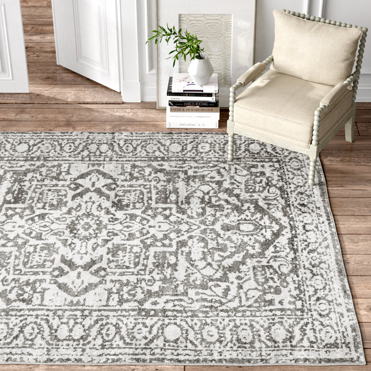 Kelly Clarkson Home Ingrid Oriental Area Rug in Light Gray & Reviews ...