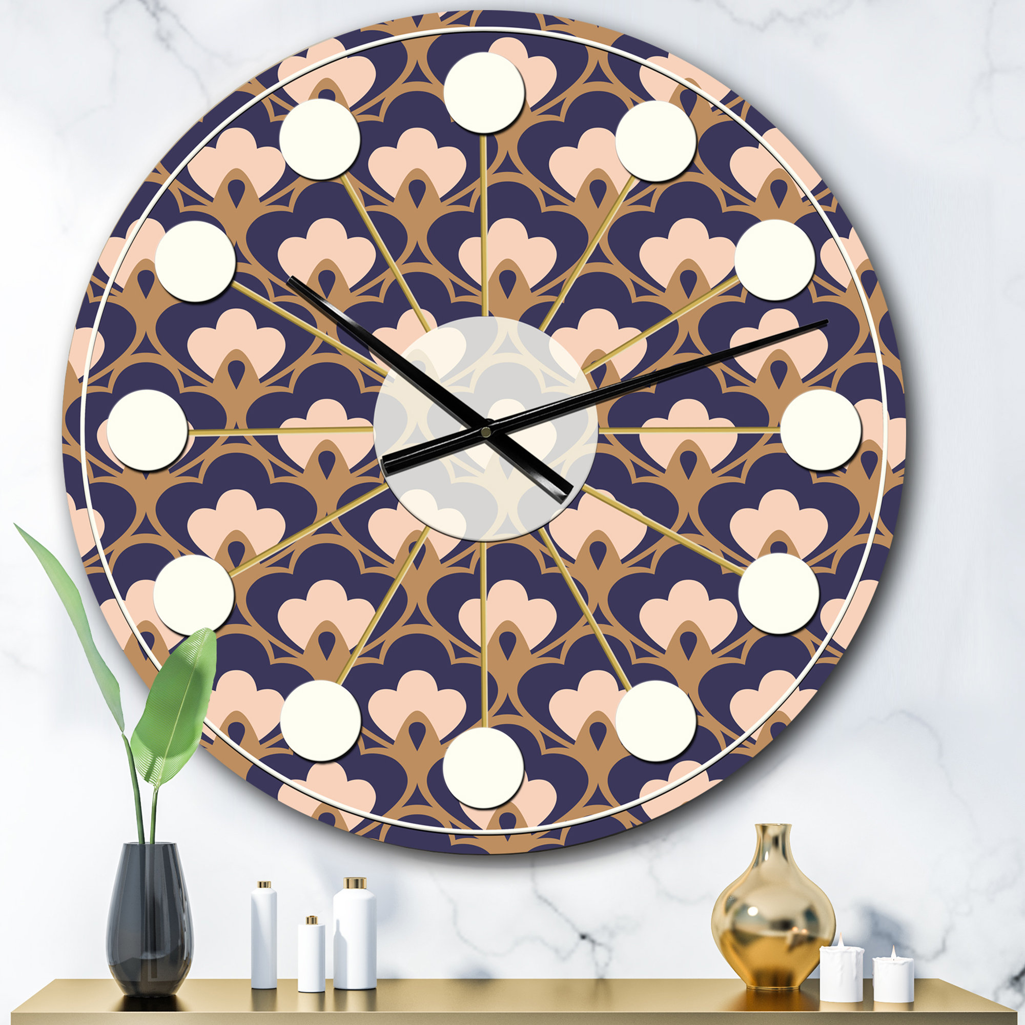 East Urban Home Retro Ornamental Design IX - Mid-Century Modern wall ...