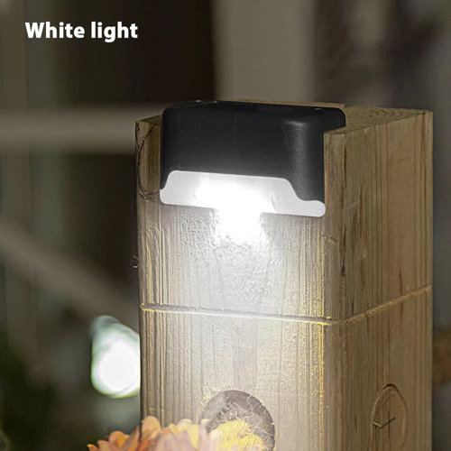 Aptoco Solar Powered Integrated LED Deck Light Pack Outdoor Waterproof ...