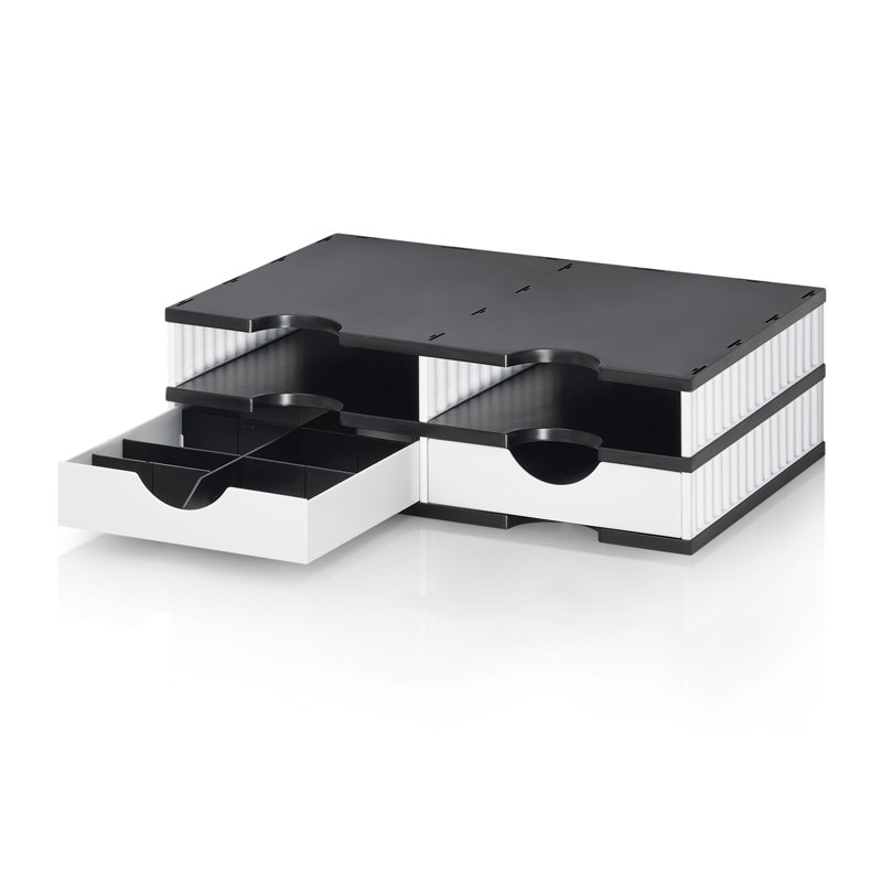Symple Stuff Duo Desktop Organiser | Wayfair.co.uk