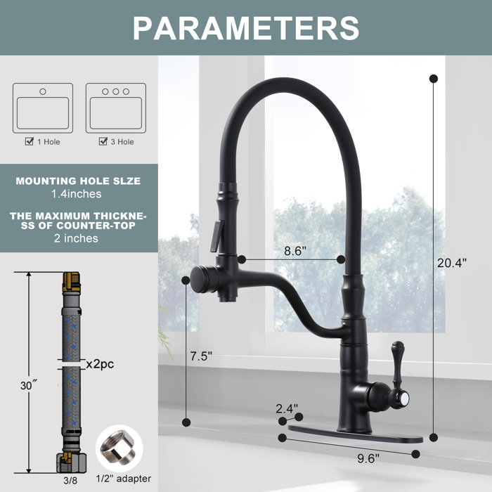 Aleasha Pull Down Touch Kitchen Faucet | Wayfair