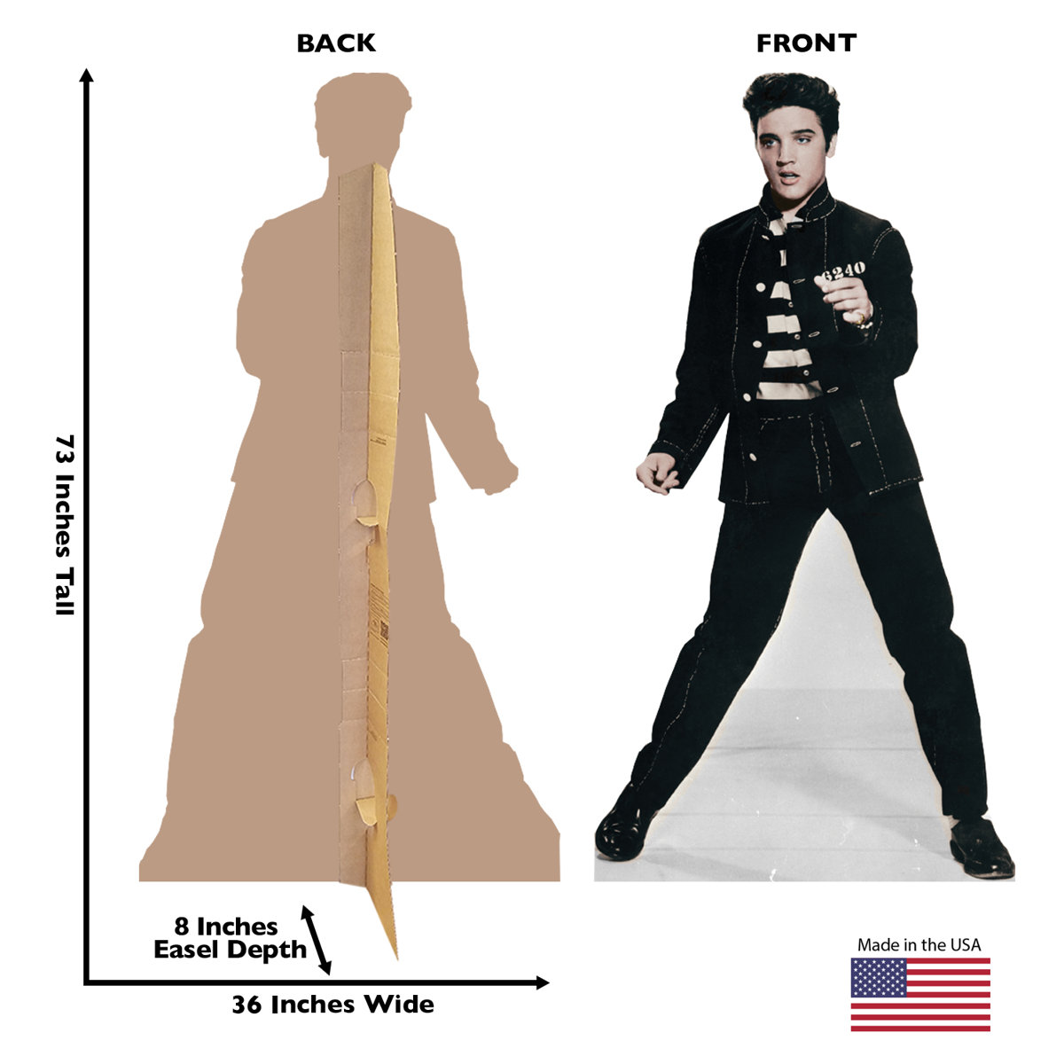 Advanced Graphics Elvis Presley Jailhouse Rock Cardboard Stand-Up ...