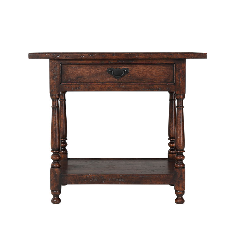 Theodore Alexander Althorp - Victory Oak End Table With storage | Perigold