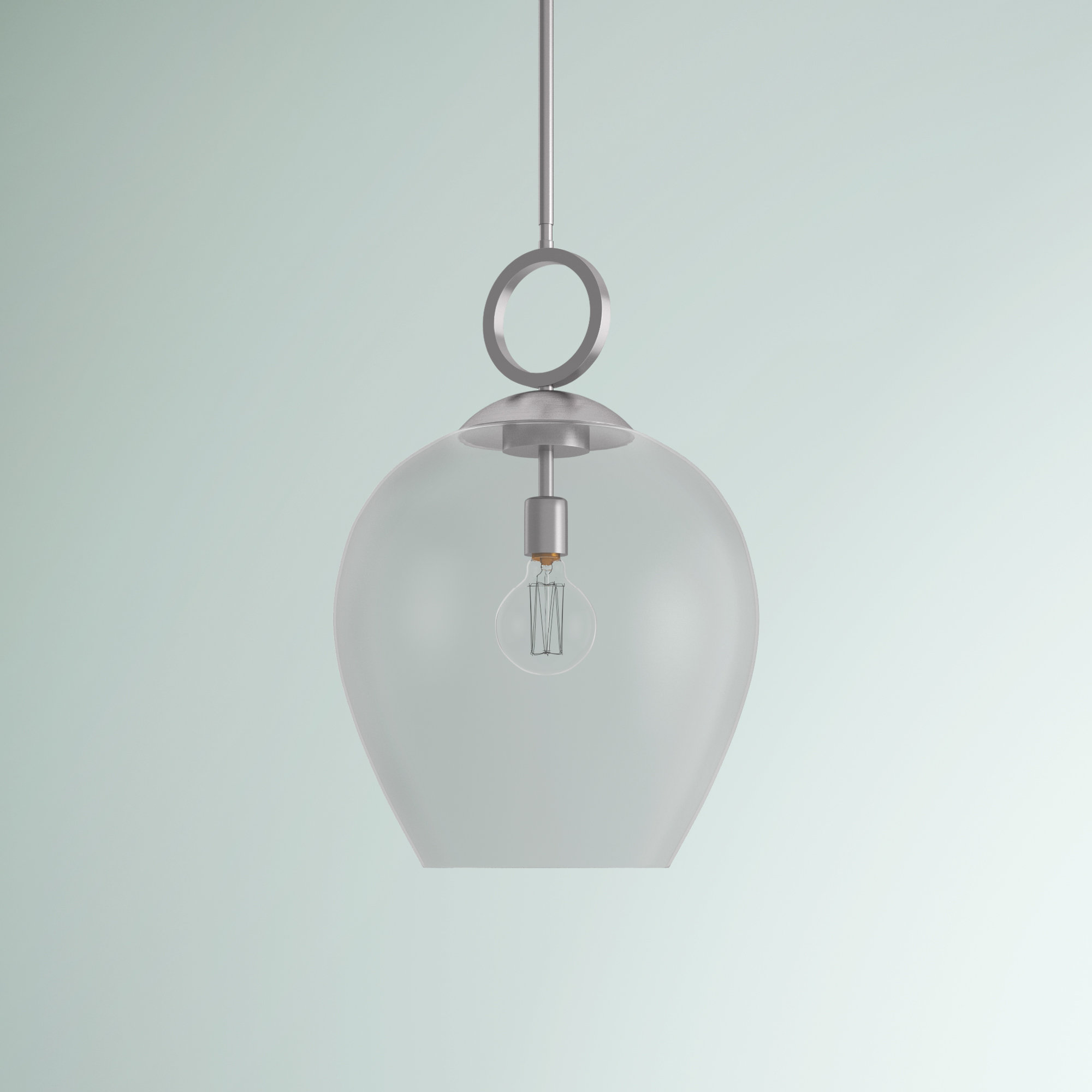 Mercury Row® Aimee 1 - Light Single Bell Pendant & Reviews | Wayfair