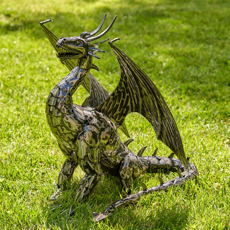 World Menagerie Abate Alexander Dragon Statue | Wayfair