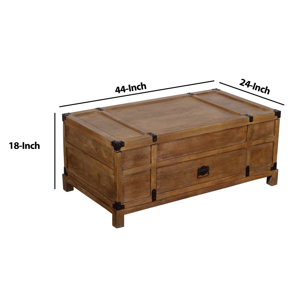 Three Posts™ Percival Solid Wood Lift Top Coffee Table with Storage ...