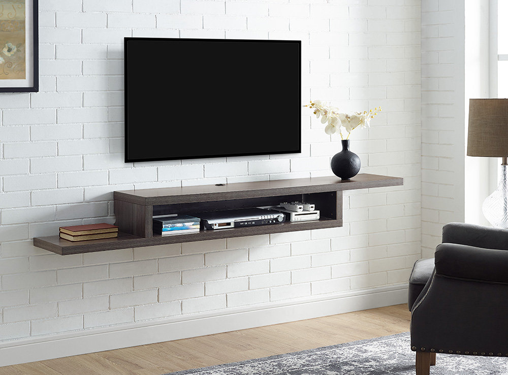 Martin Home Furnishings Ascend 72" Asymmetrical Wall Mounted TV ...