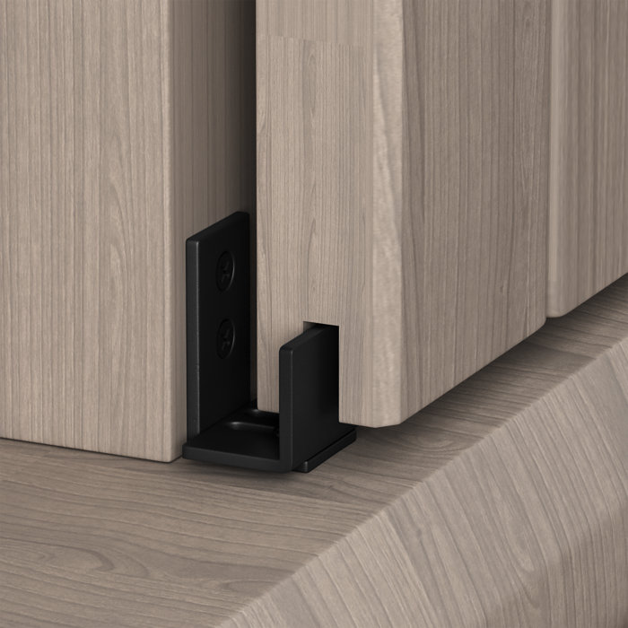 HERACLES U-Shape Adjustable Wall-Mounted Door Bottom Metal Steel Floor ...