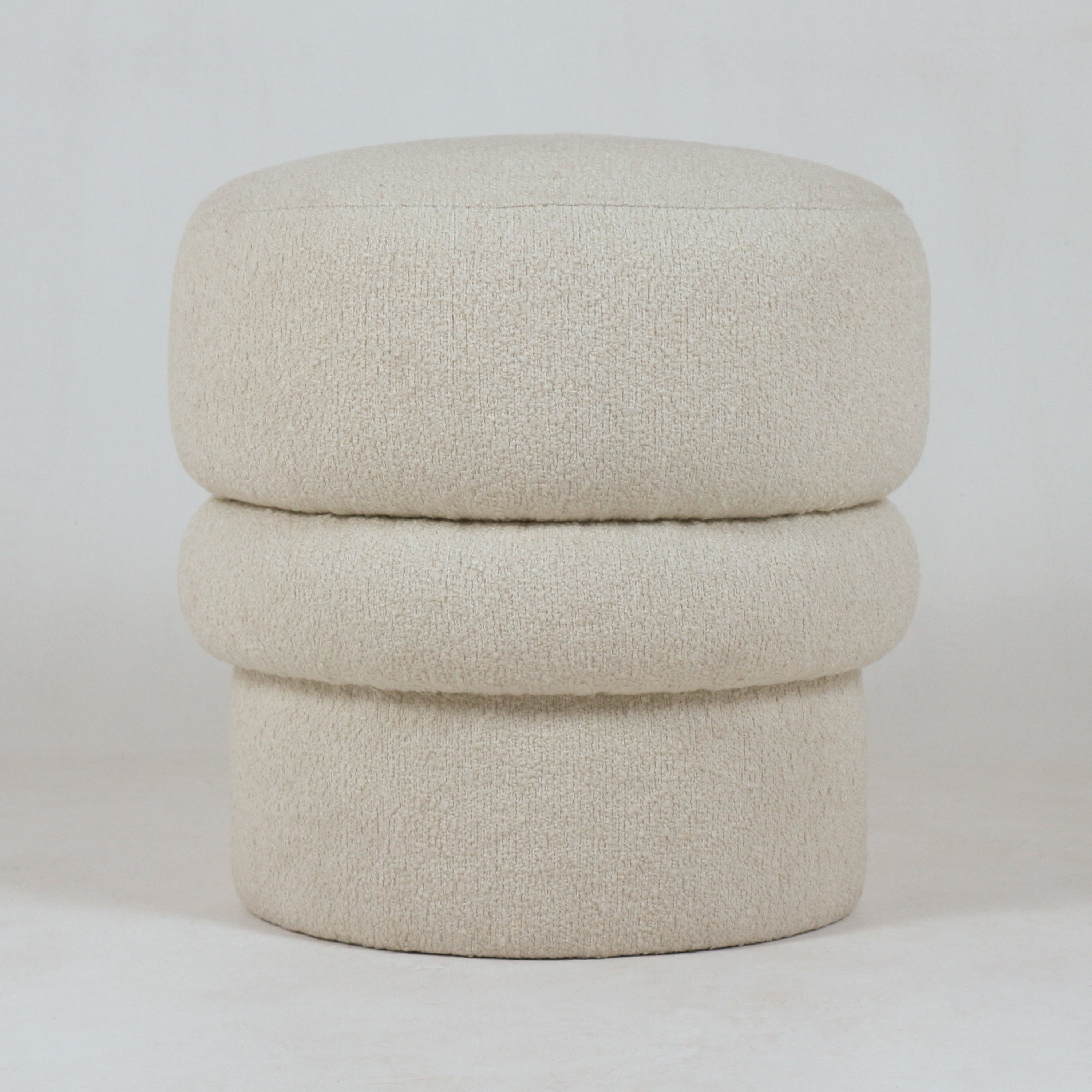 Latitude Run® Boucle Vanity Stool | Wayfair