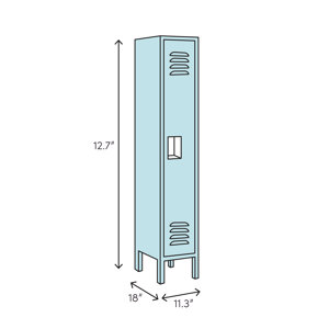 Hallowell Cubix 11.3'' Wide Locker | Wayfair