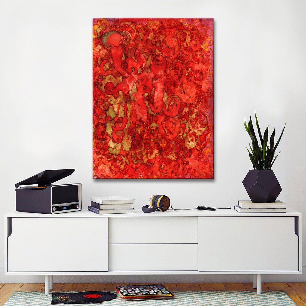 Orren Ellis Firebird by Coretta King Johnson - Print on Canvas | Wayfair