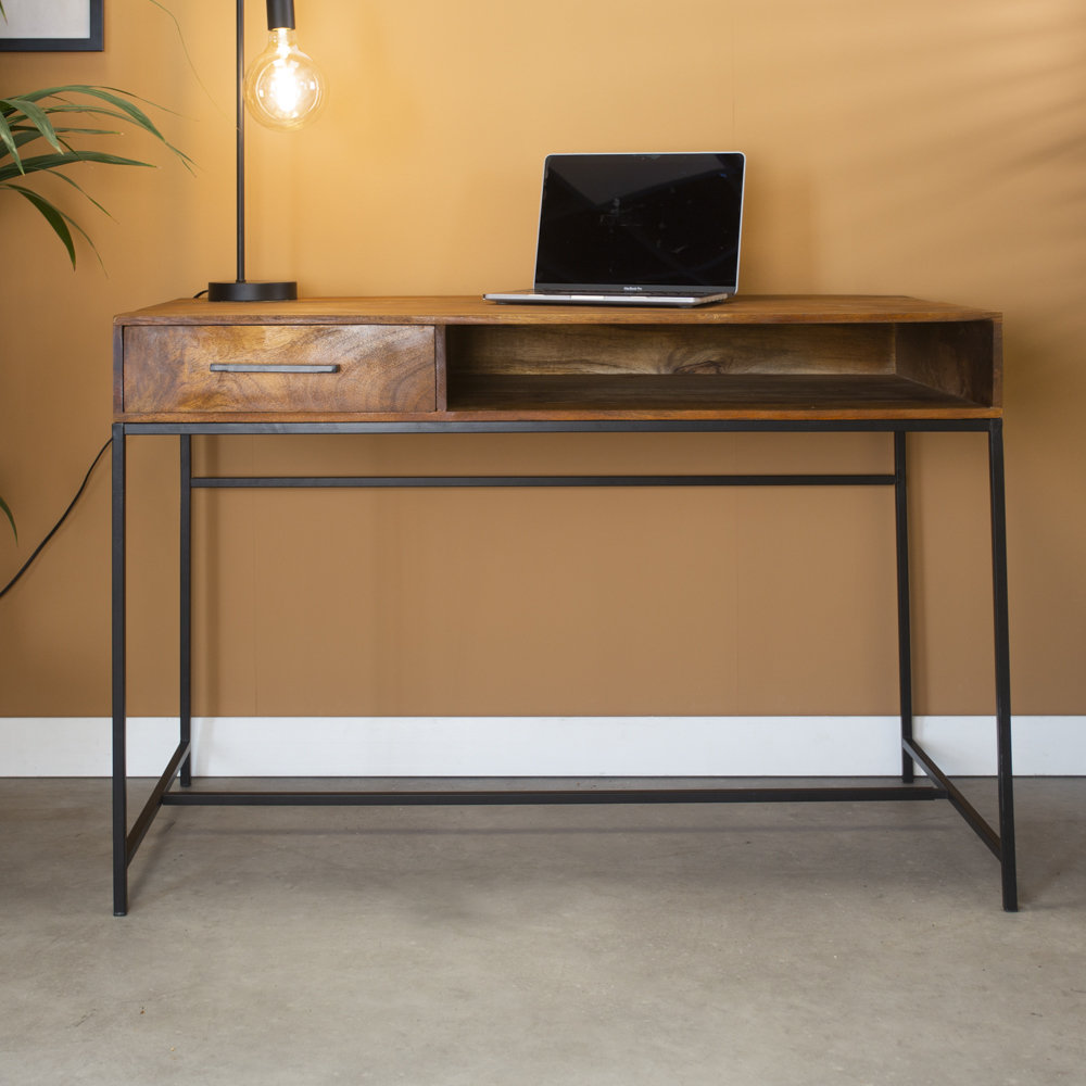 Inbox Zero 110Cm W Rectangular Writing Desk | Wayfair.co.uk