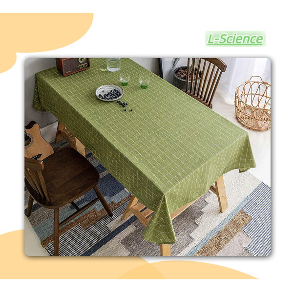 L-Science Rectangular Checkered Tablecloth | Wayfair