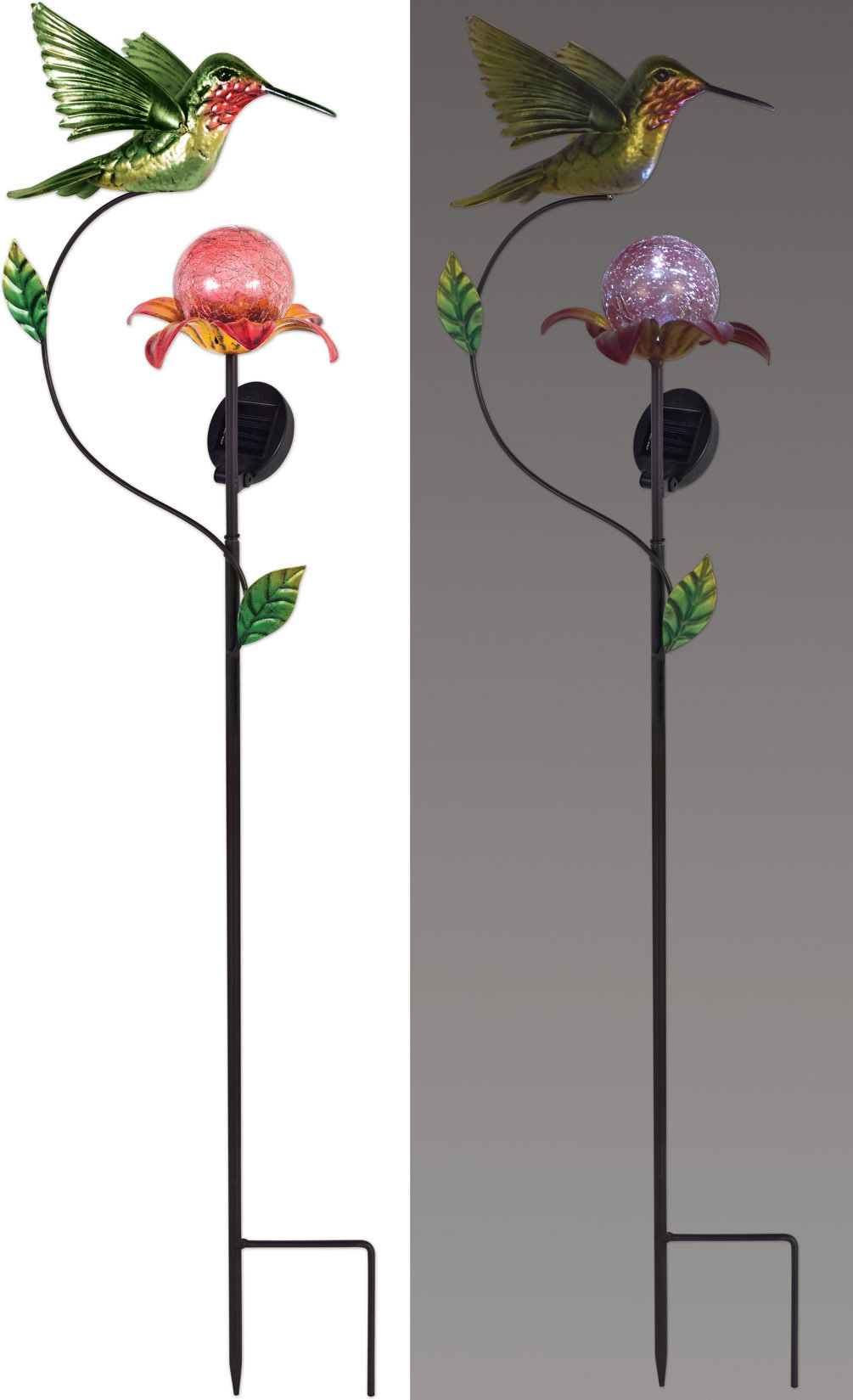 Arlmont & Co. Hummingbird Solar Stake 46" | Wayfair