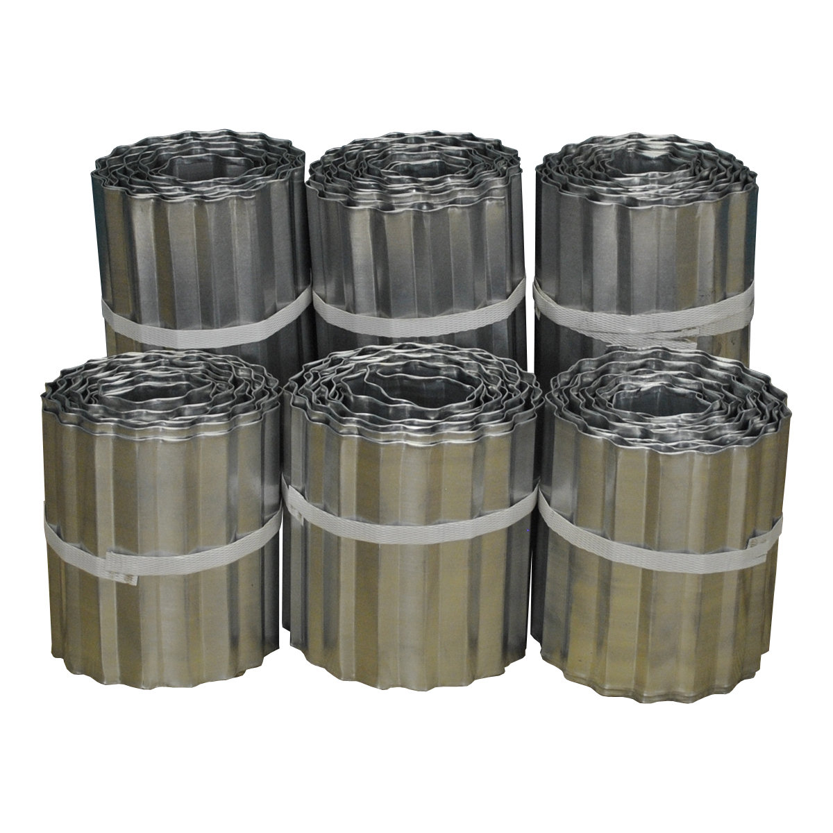 Dakota Fields Altider Galvanised Steel Lawn Edging Roll 5m x 0.16m ...