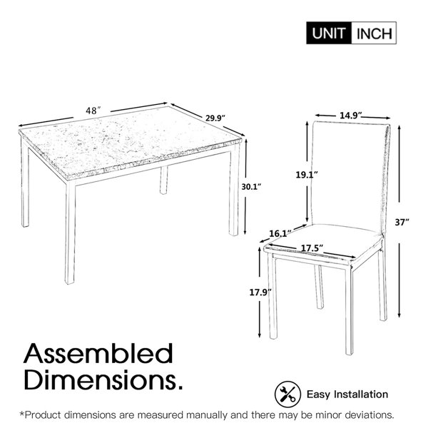 Zipcode Design™ Reuben 4 - Person Dining Set & Reviews | Wayfair