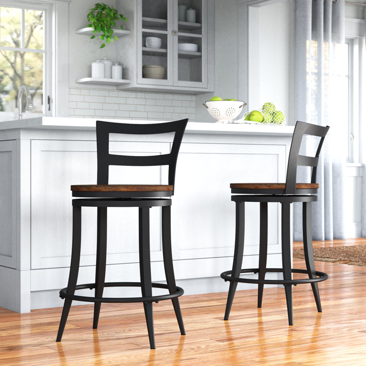Andover Mills™ Giana Swivel 24" Counter Stool & Reviews | Wayfair