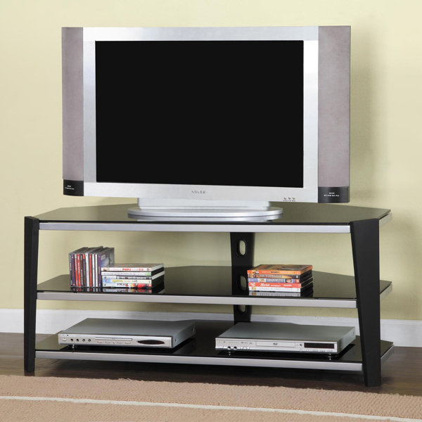 Powell Textured Black 50" Plasma TV Stand - Wayfair Canada