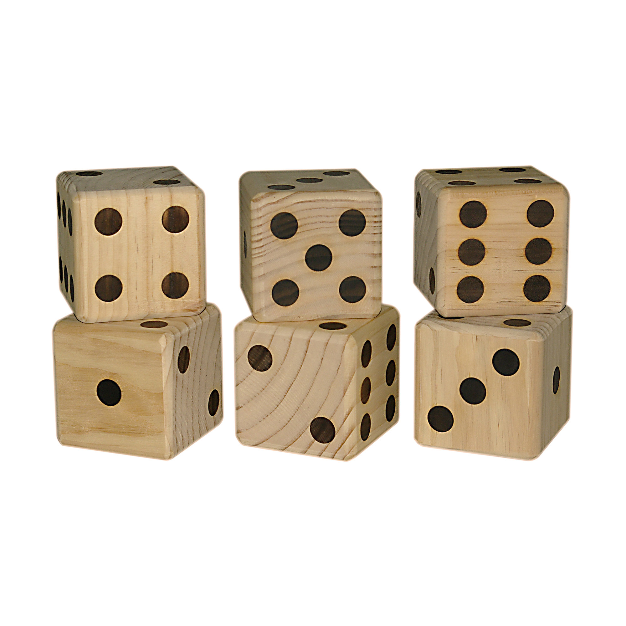 Front Porch Classics Jumbo Wooden Dice | Wayfair