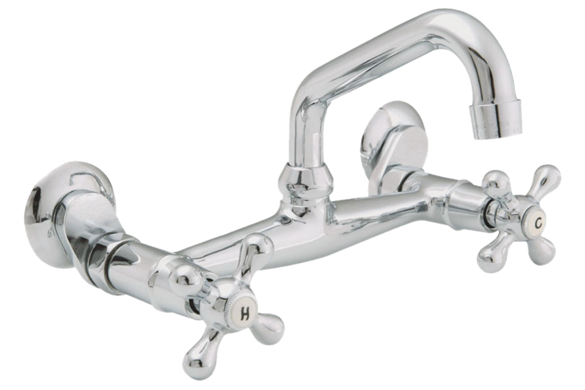 Banner Faucets Double Handle Kitchen Faucet with Accessories | Wayfair