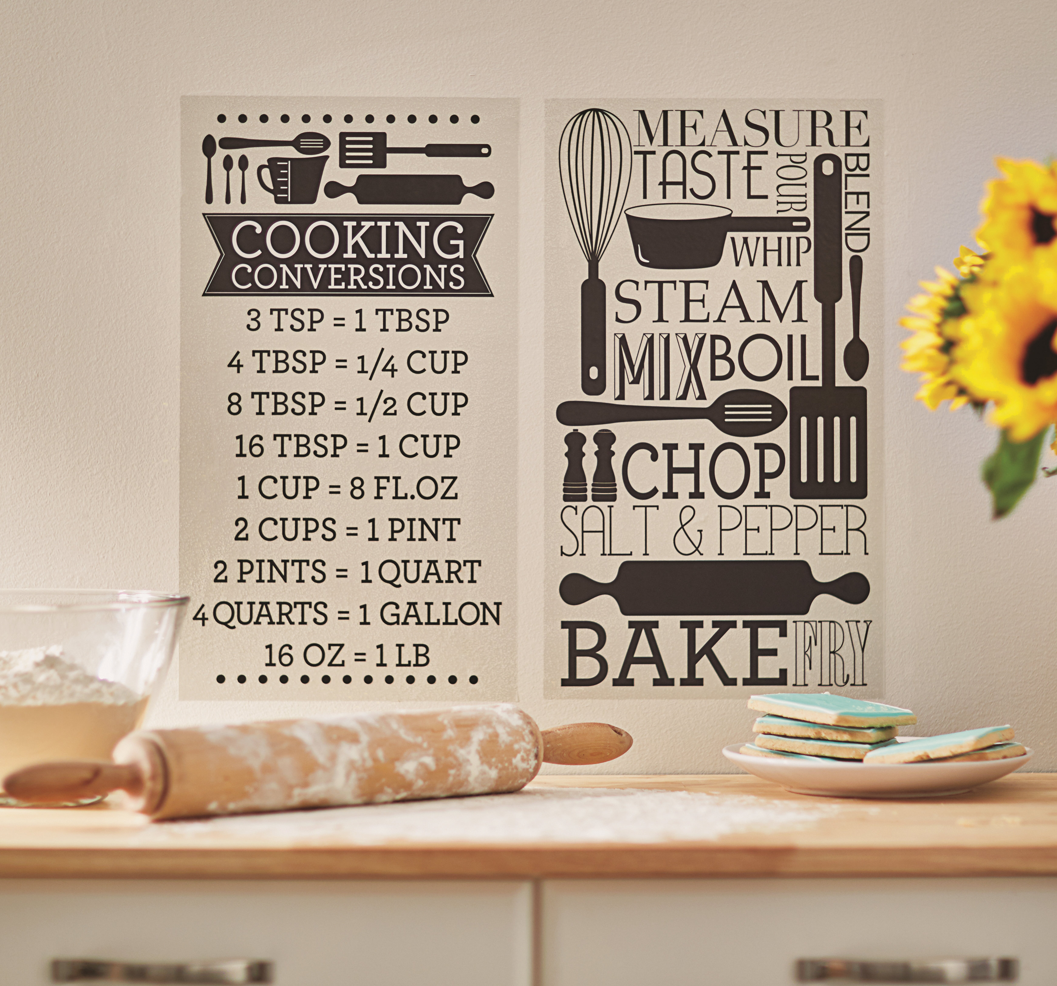 Wrought Studio Temple Cloud Cooking Conversions Wall Decal & Reviews ...