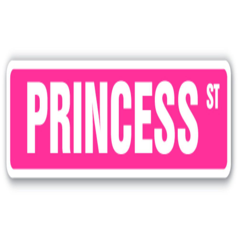 SignMission Princess Street Sign Childrens Name Room | Wayfair
