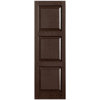 Alpha Shutters Custom Three Panel-style Raised Panel Vinyl Shutters ...