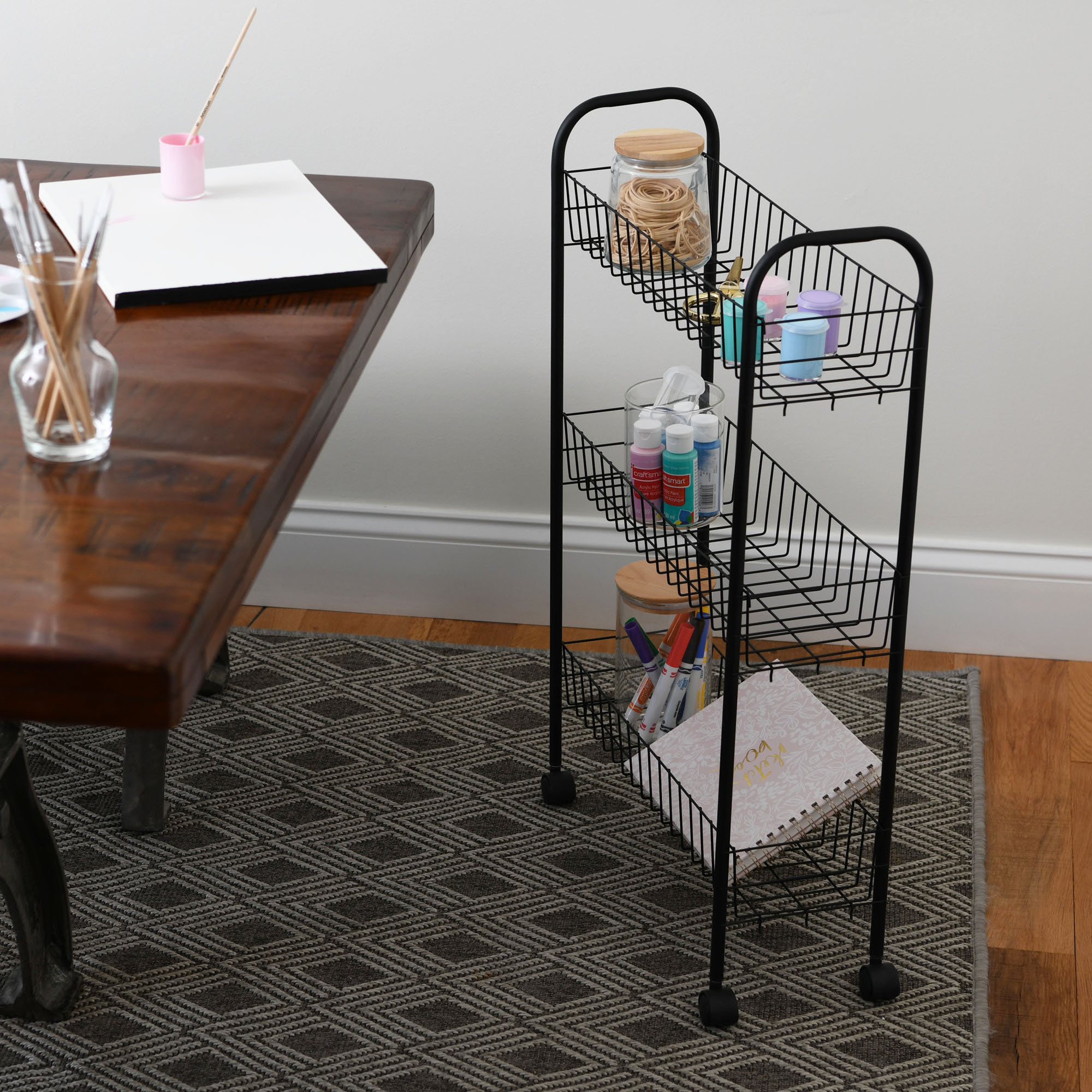 Wayfair Basics® 3 Shelf Laundry Cart & Reviews | Wayfair