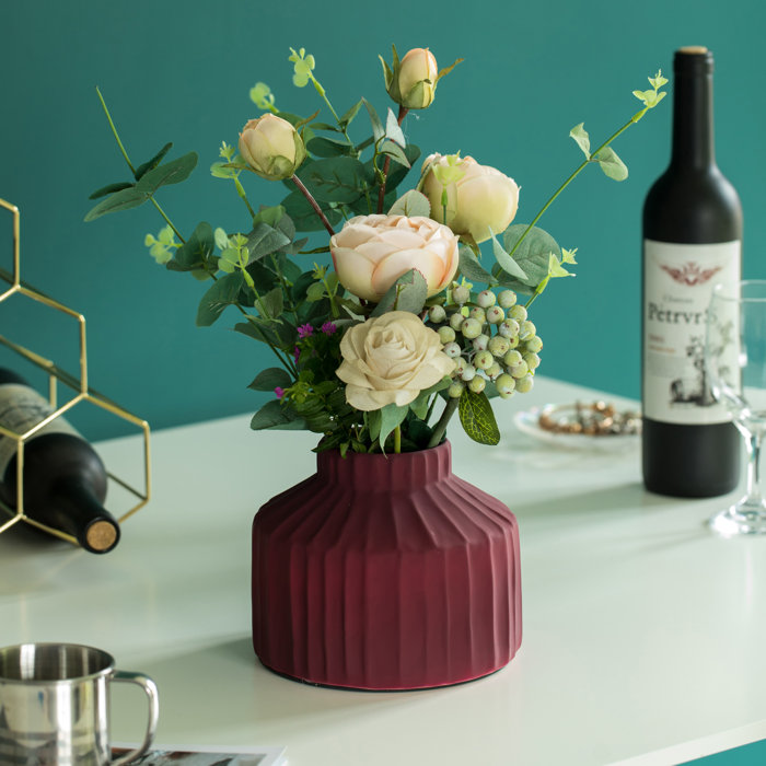 Ivy Bronx Manassa Ceramic Table Vase | Wayfair