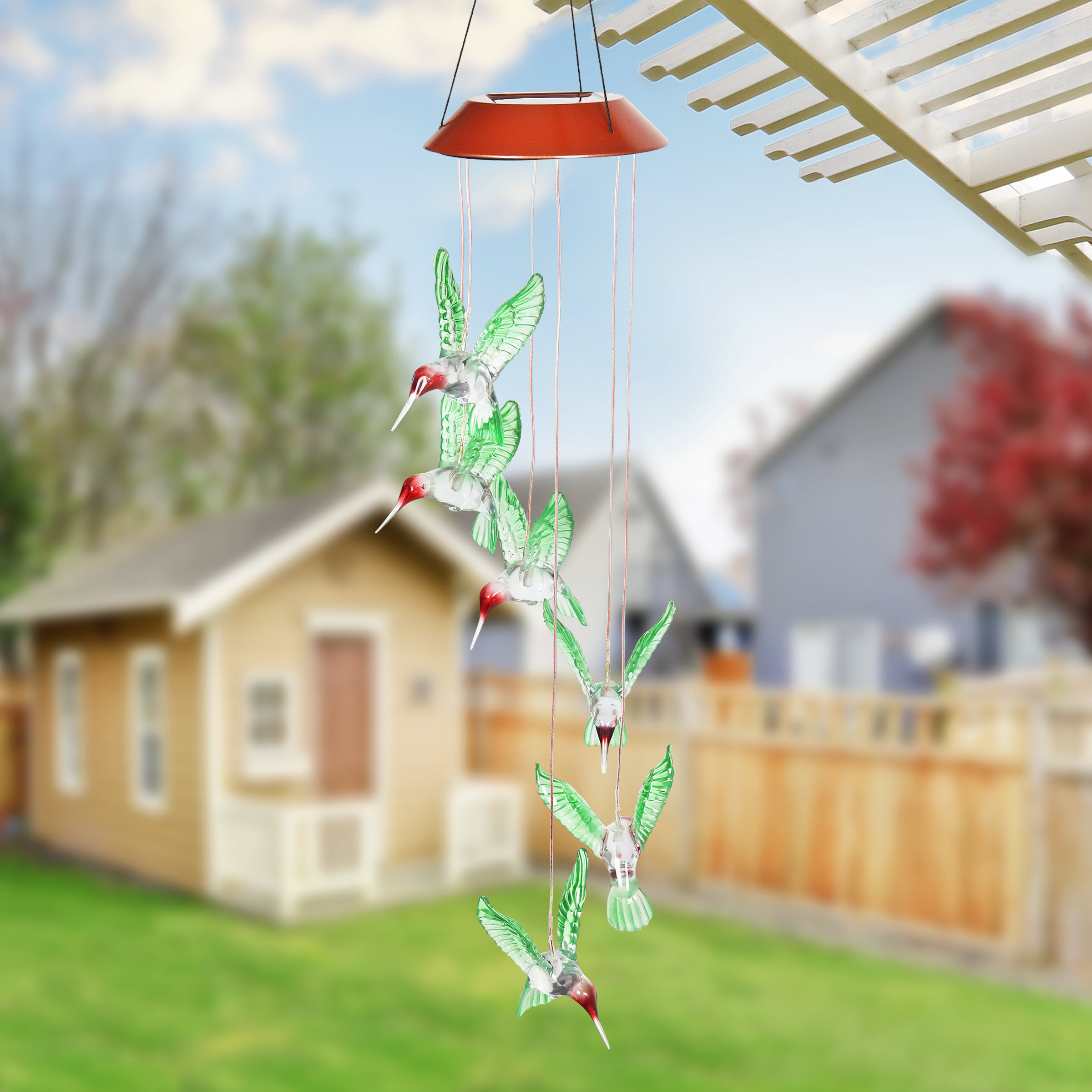 August Grove® Angelie Hummingbird Hanging Rotator | Wayfair