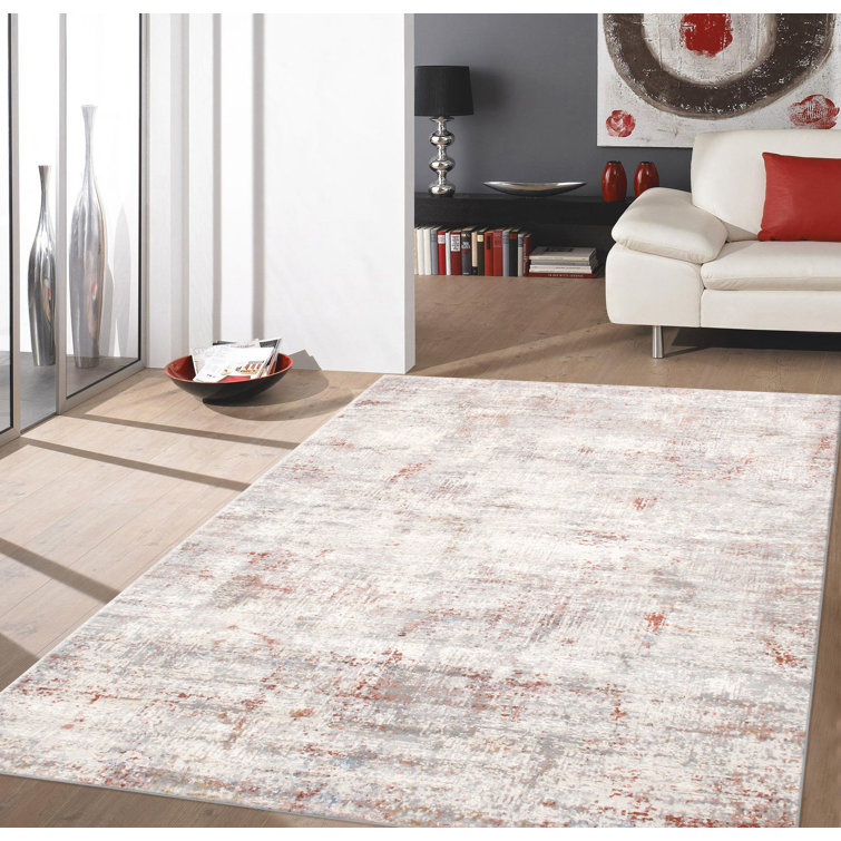 Pasargad Efes Rust Red Area Rug | Wayfair