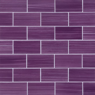 Wayfair | Purple Peel & Stick Backsplash Tile You'll Love in 2022