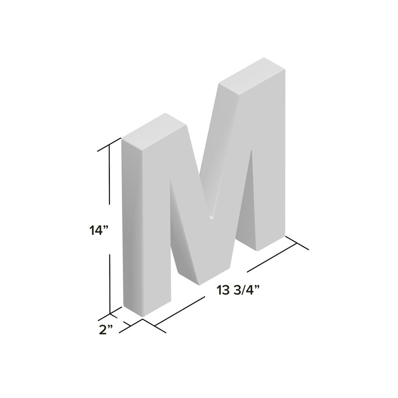 Block Letter Wall Decor & Reviews | Joss & Main