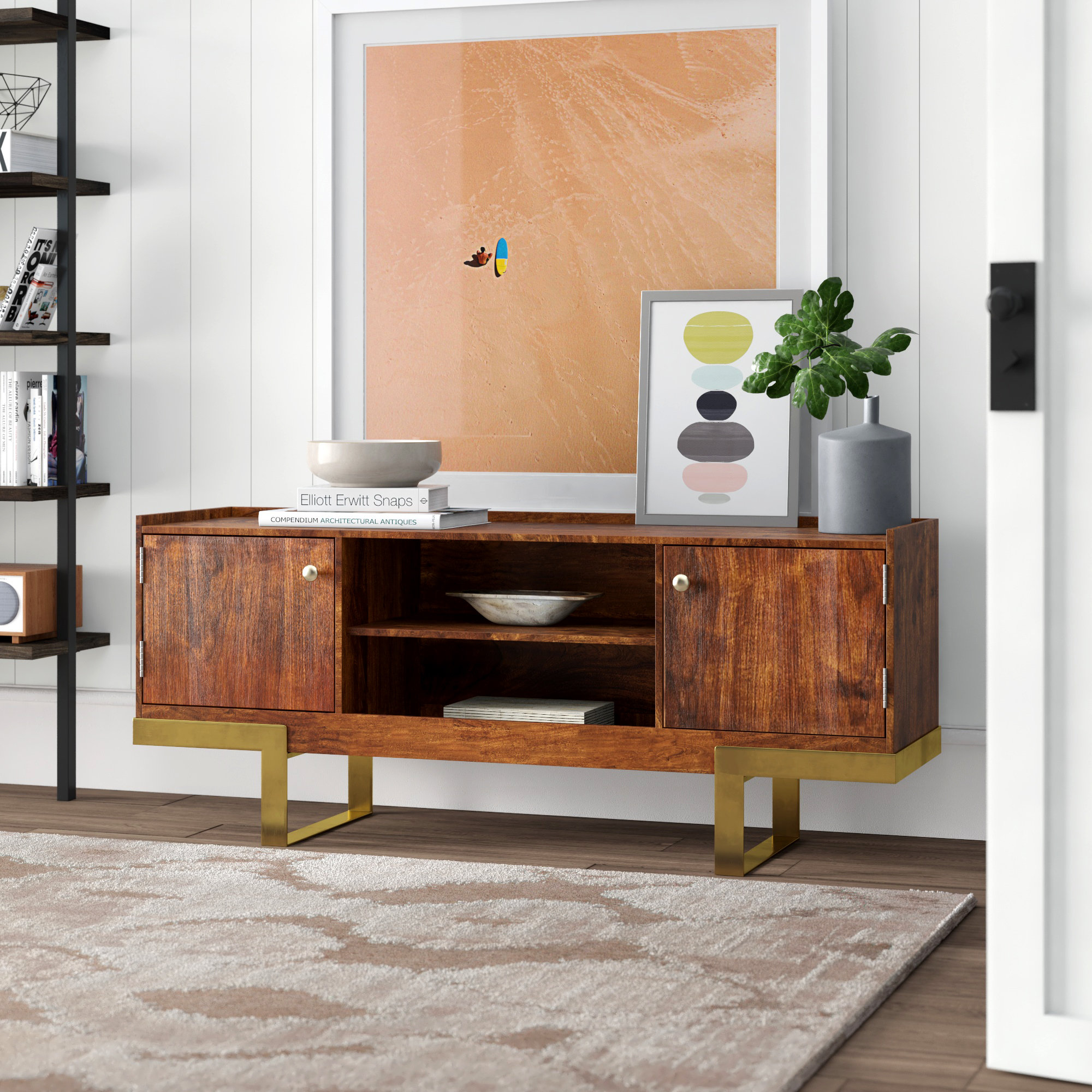 Mercer41 Anaiz 55'' Media Console & Reviews | Wayfair