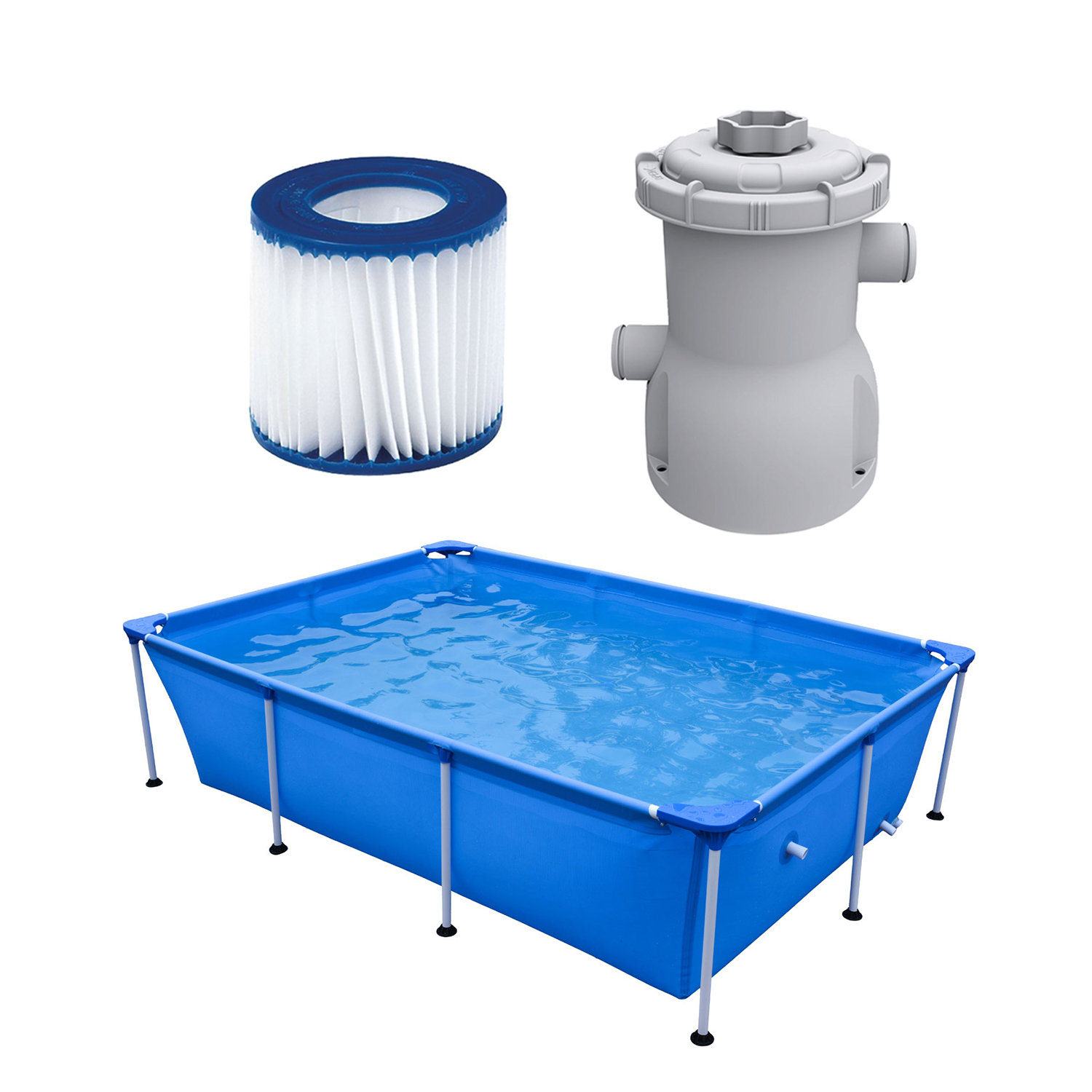JLeisure 2 1 Ft X 8 5 Ft X 6 Ft Plastic Hard Side Pool Wayfair jleisure-2-1-ft-x-8-5-ft-x-6-ft-plastic-hard-side-pool-wayfair