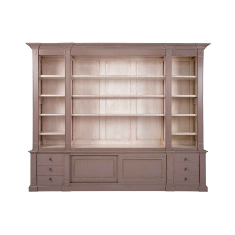 Michel Ferrand Faubourg Solid Wood Library Bookcase | Perigold