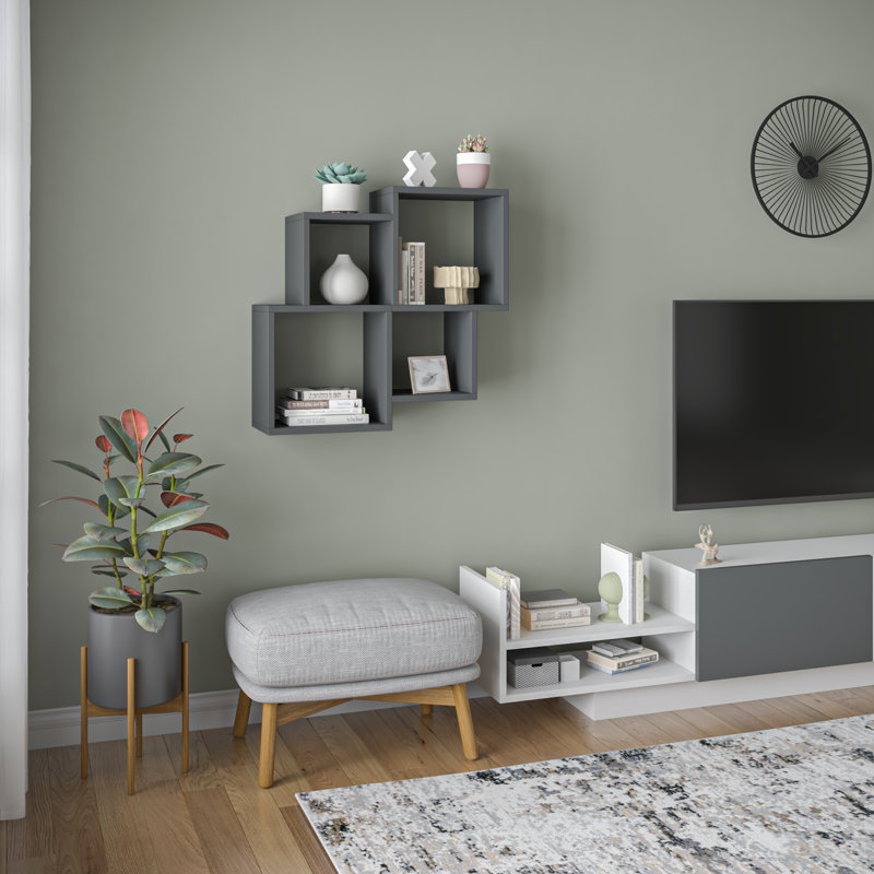 Corrigan Studio® 4 Piece Square Cubby Shelf & Reviews | Wayfair