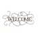 Rosalind Wheeler Elegant Scrolled Welcome Wall Decor & Reviews | Wayfair