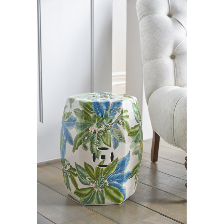 Chelsea House Floral Garden Stool | Perigold