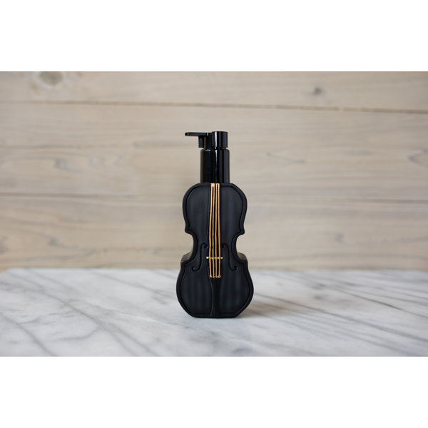 Ebern Designs Riles Music Violin Lotion Dispenser | Wayfair