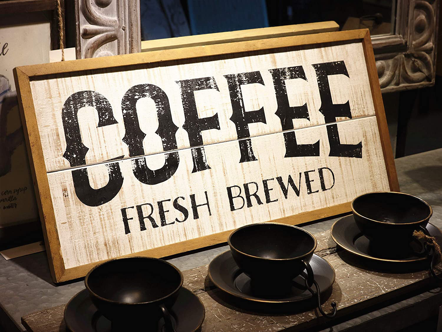Gracie Oaks Coffee Sign Wall Décor & Reviews | Wayfair